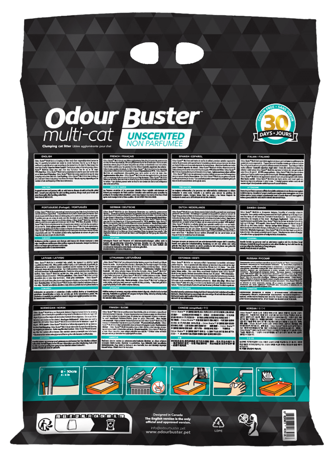 Arena odour buster multicat 12k – Imperio Patitas